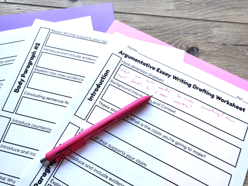 Argumentative Essay Writing: A Two-Week Plan for Beginners ...